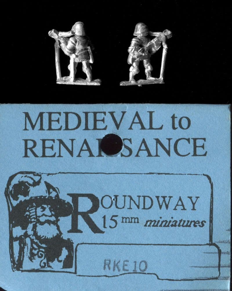Roundway 15mm Renaissance RKE10 English Armoured Crossbowmen Advancing x 8