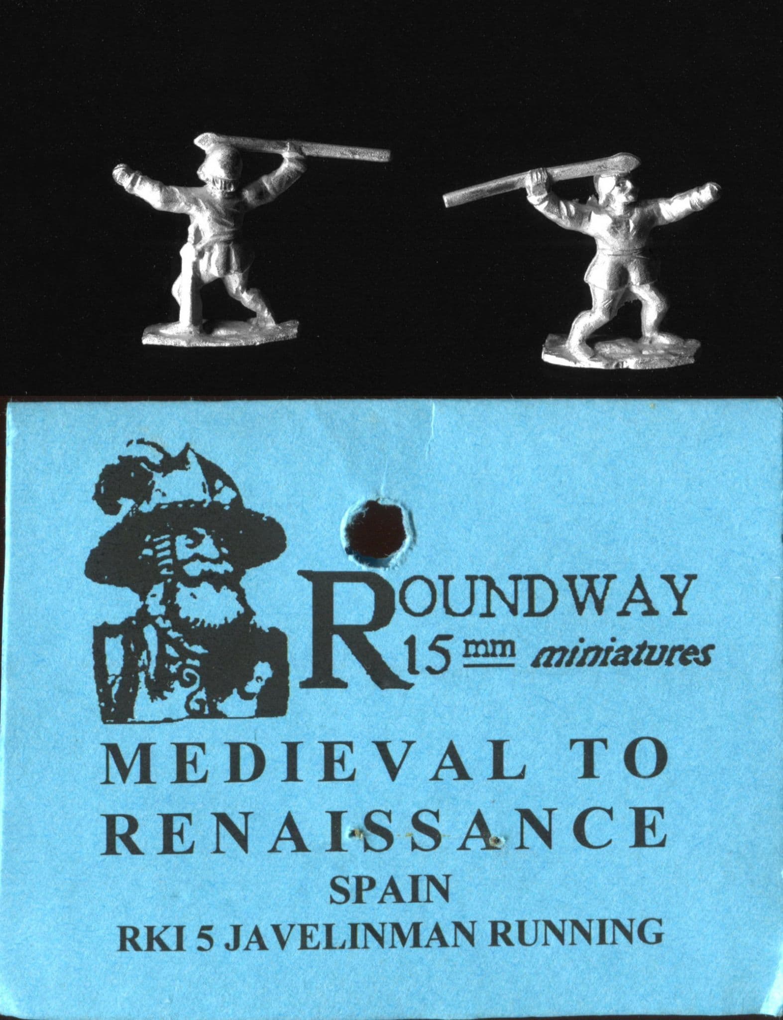 Roundway 15mm Renaissance RKI5 Spanish Javelinman x 8