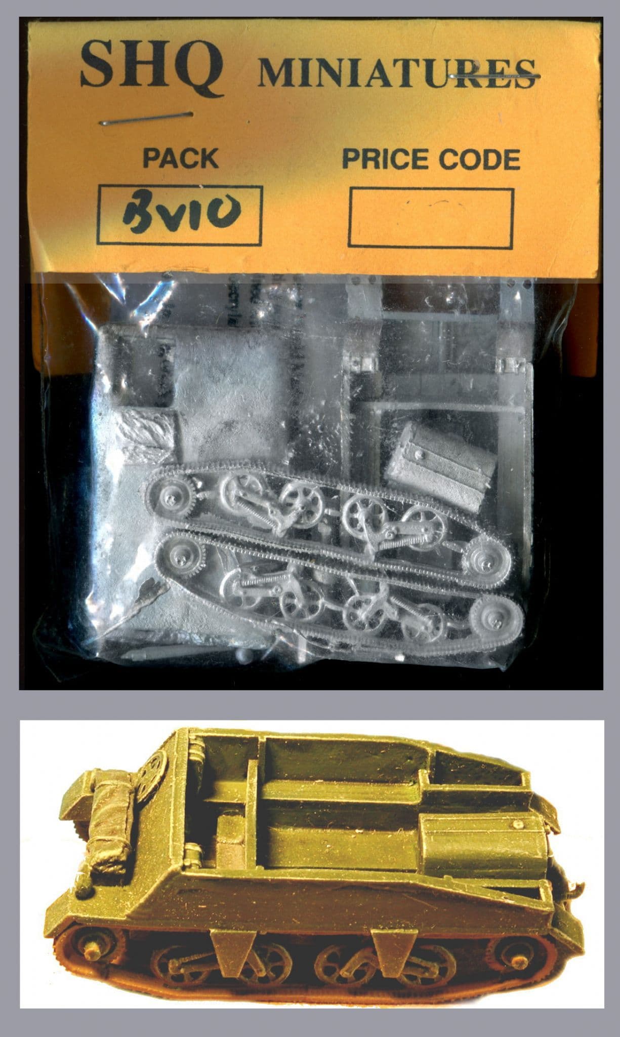 SHQ 1/76 WW2 British BV10 Loyd Carrier 1940 onwards