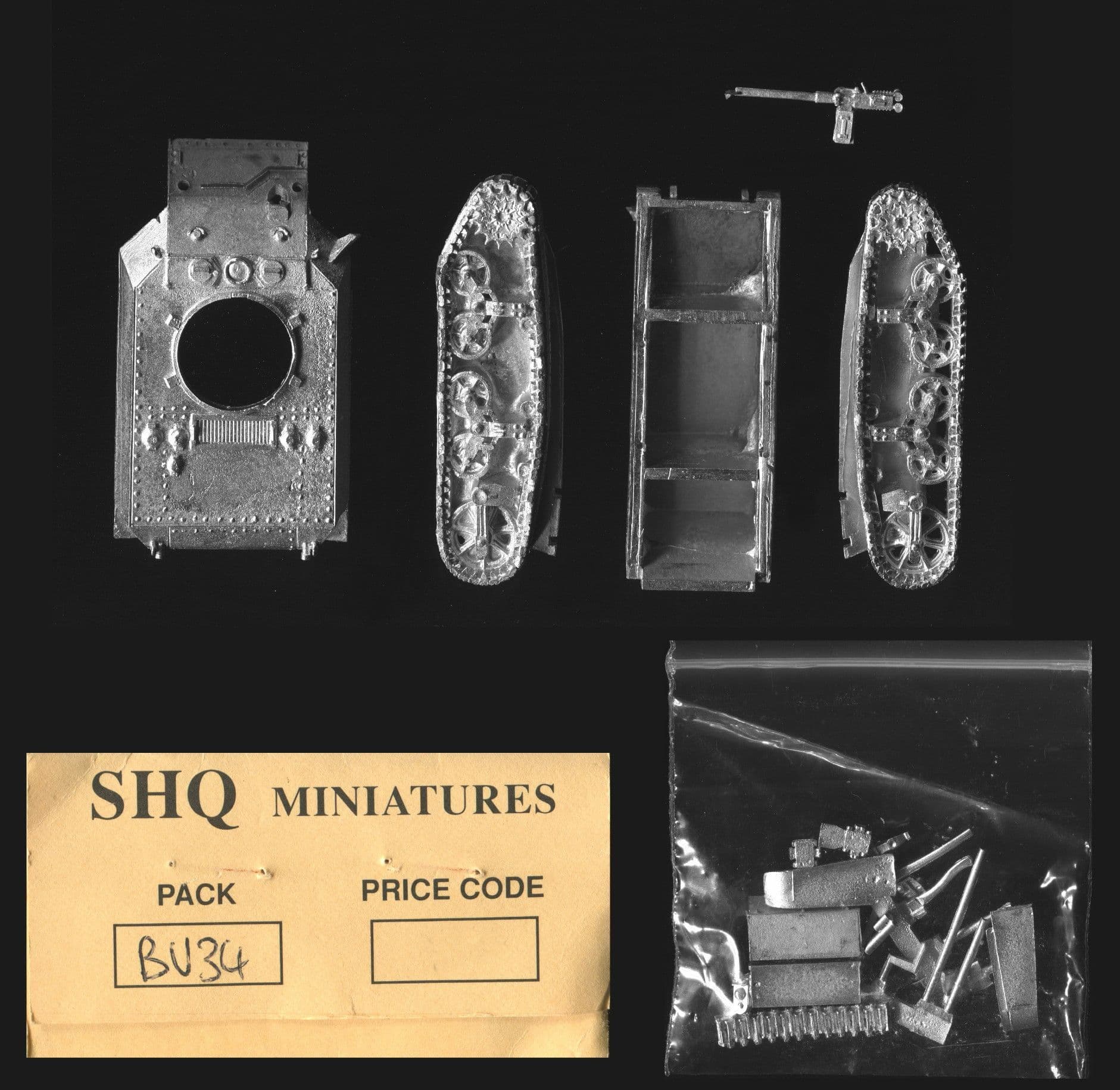 SHQ 1/76 WW2 British BV34 M3/A3 Recon Light Tank