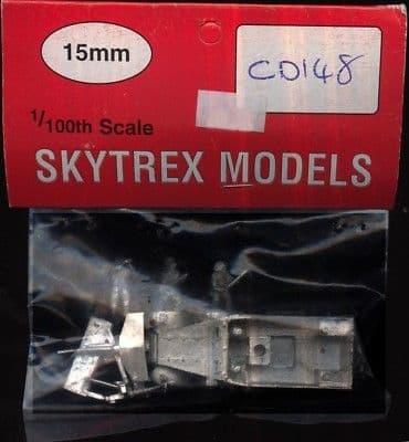 Skytrex 15mm CD148 WWII M3 Halftrack 75mm SPG & Crew