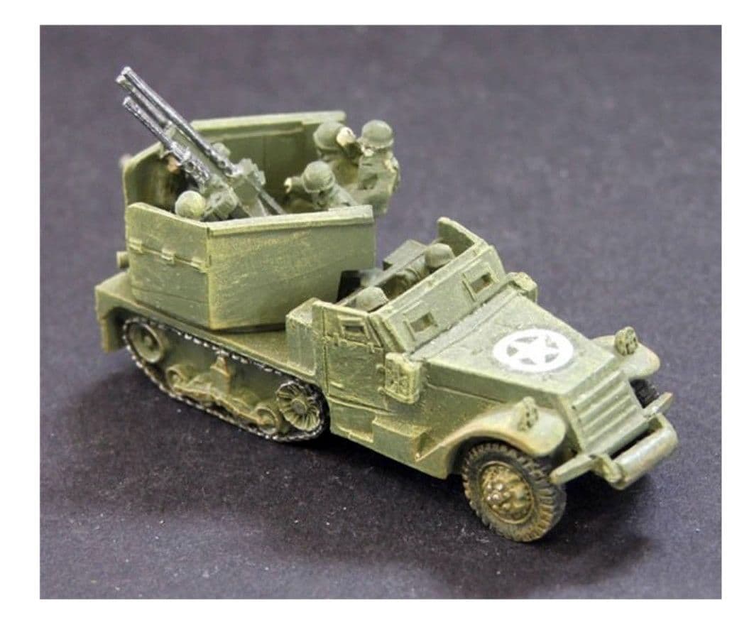 Skytrex 15mm CD224A WWII US M15A1 SPAA Half-Track & Crew