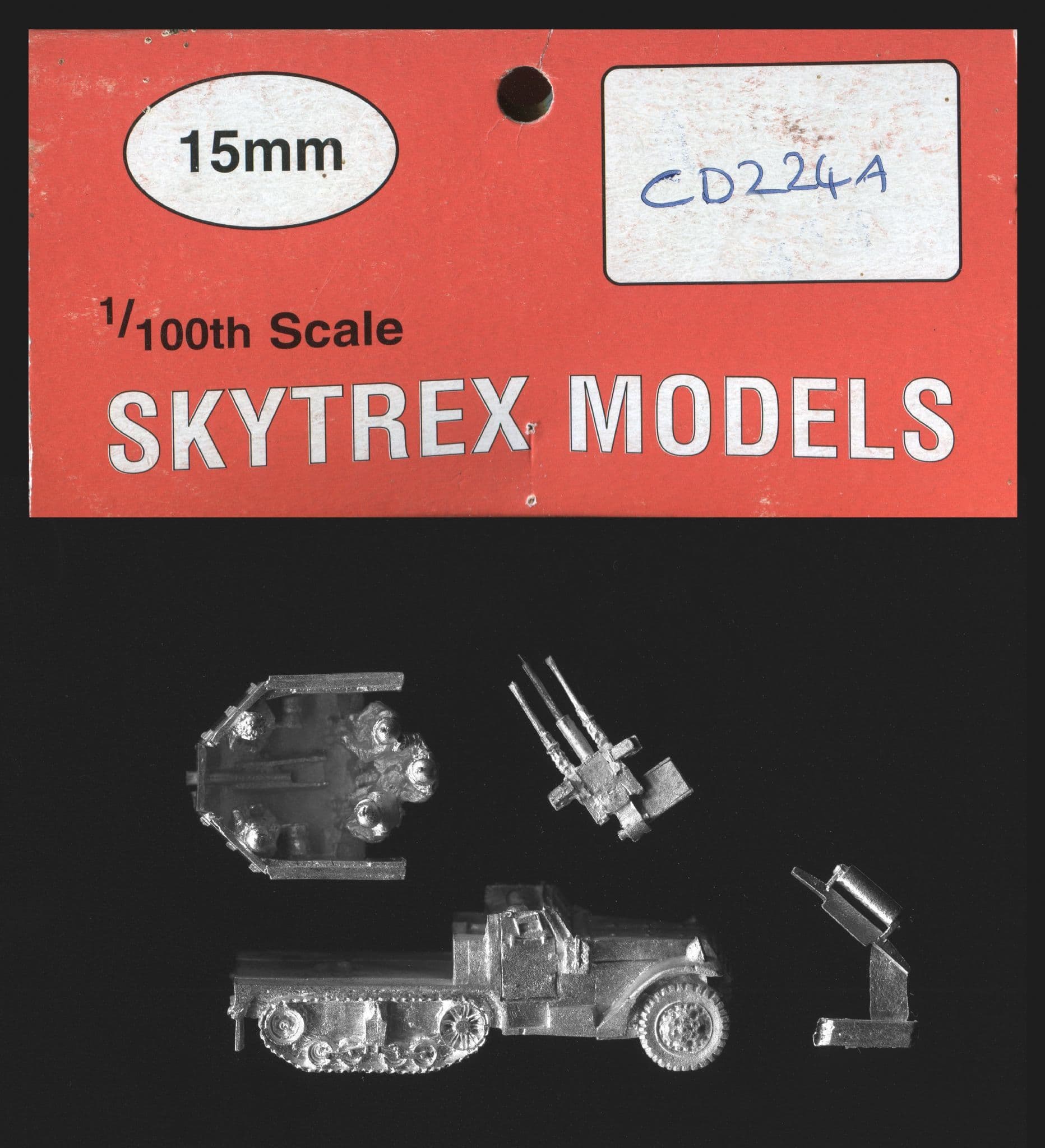 Skytrex 15mm CD224A WWII US M15A1 SPAA Half-Track & Crew