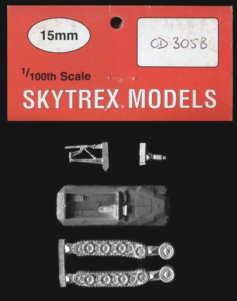 Skytrex 15mm Cd305b Wwii German Sdkfz 251 9c Halftrack Spg 1 Model