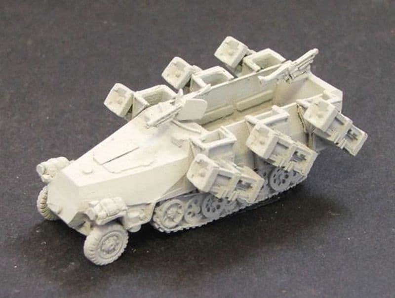 Skytrex 15mm CD317D WWII German Sdkfz 251/D Halftrack APC with Rockets
