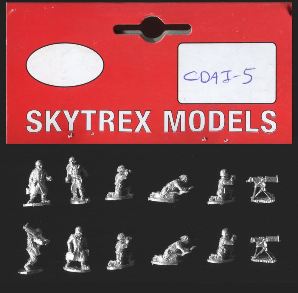 Skytrex 15mm WW2 CDAI05 US Heavy Machine Gun Section 2 HMG & 10 crew figs