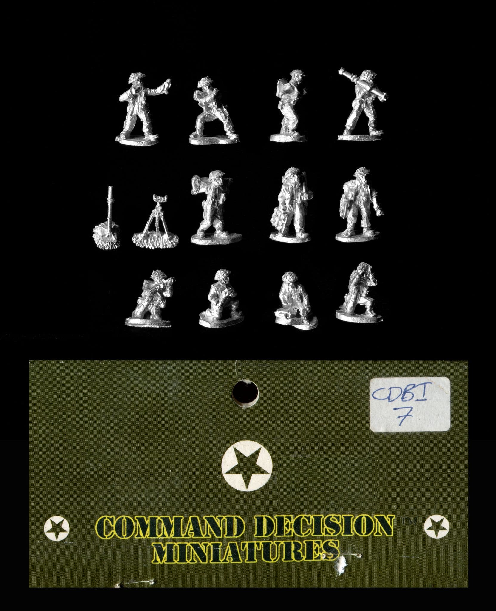 Skytrex 15mm WW2 CDBI07 British Heavy Mortars Moving & Firing 11 figs