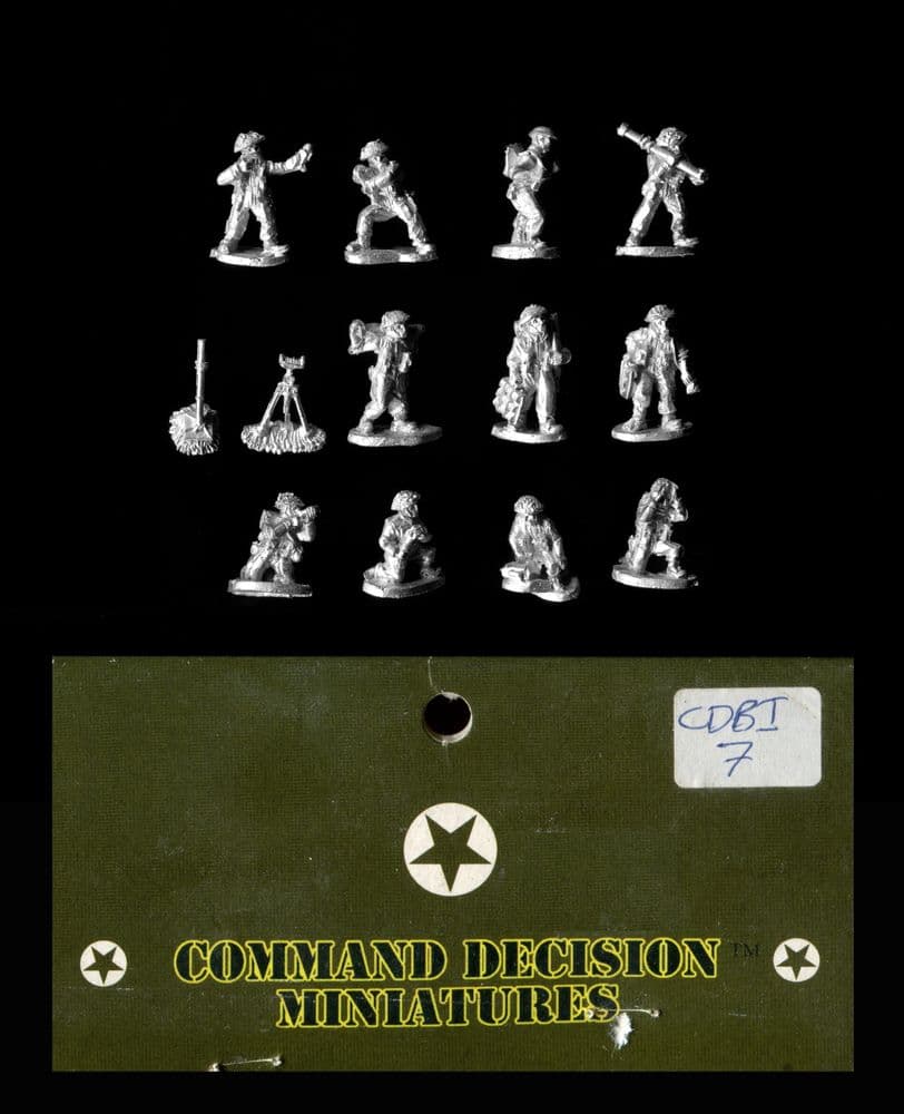 Skytrex 15mm WW2 CDBI07 British Heavy Mortars Moving & Firing 11 figs
