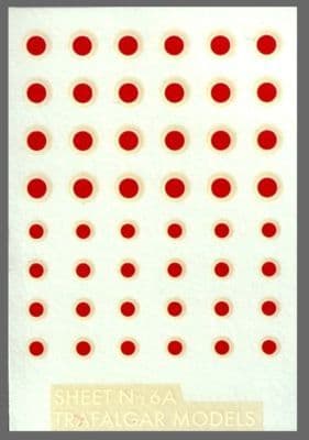 Trafalgar Models 1/300 Transfers No 6A WWII Japanese Aircraft Markings