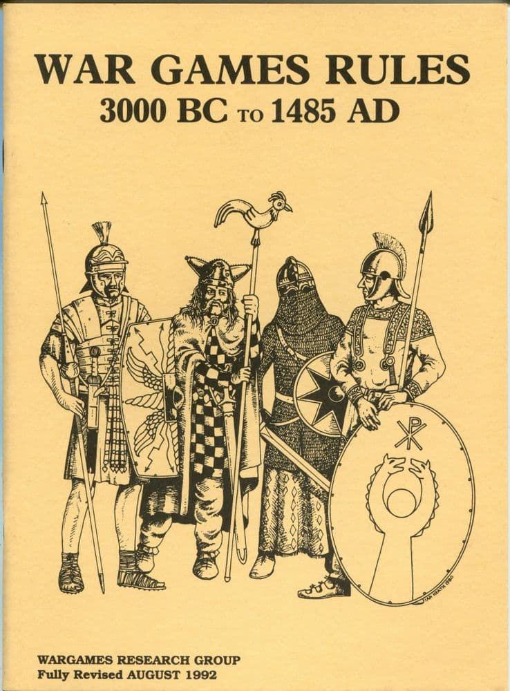 WRG 7th Edition Ancients Wargames Rules 3000BC-1485AD 1992