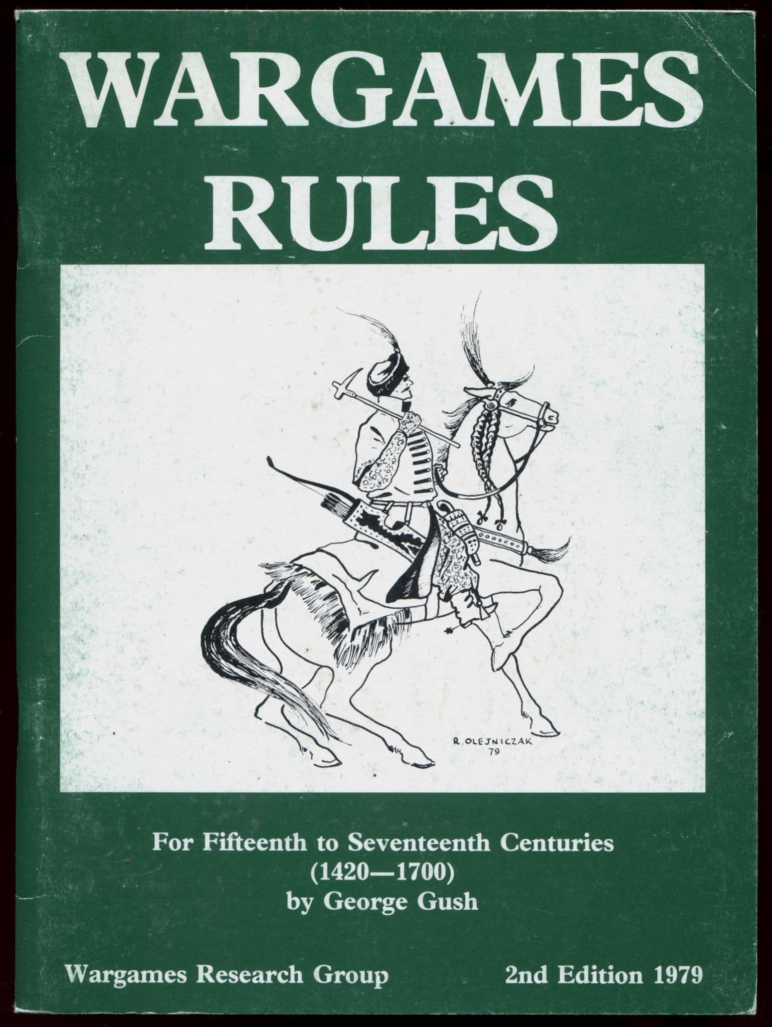 WRG Wargames Rules 1420-1700 2nd Ed by George Gush pub 1979