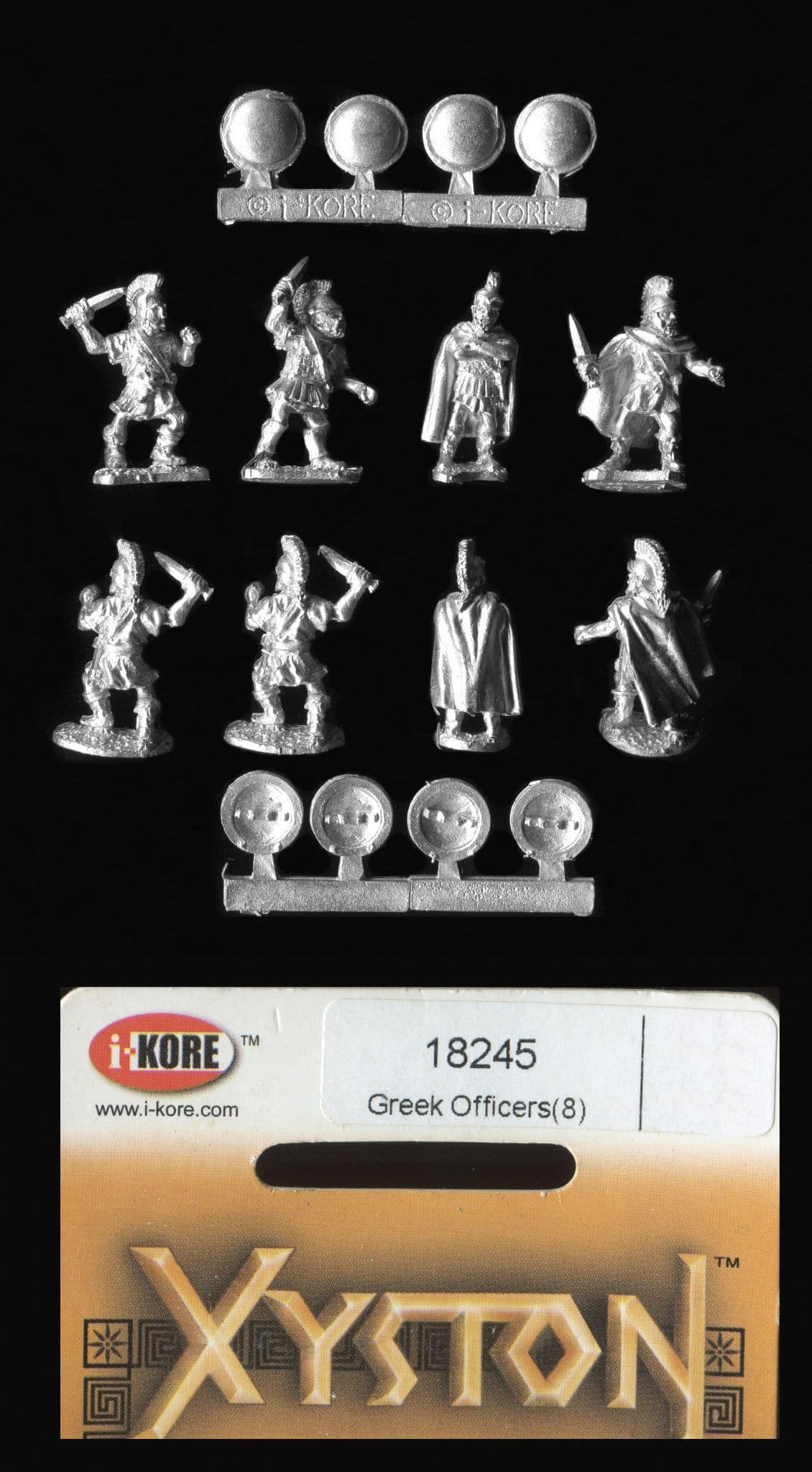 Xyston 15mm Ancients 18245 Greek Officers on Foot 8 figs