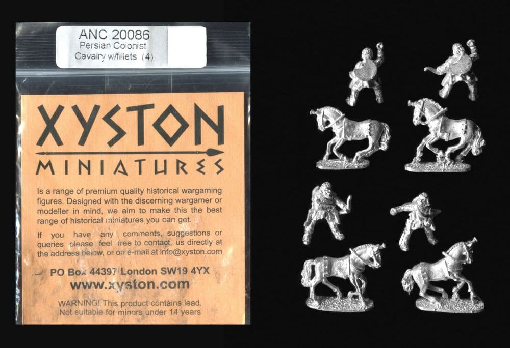 Xyston 15mm Ancients ANC20086 Persian Colonist Light Cavalry 4 mtd figs