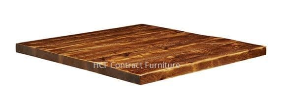 900mm x 900mm x 32mm Thick Aged Rustic Solid Pine Wood Table Tops P