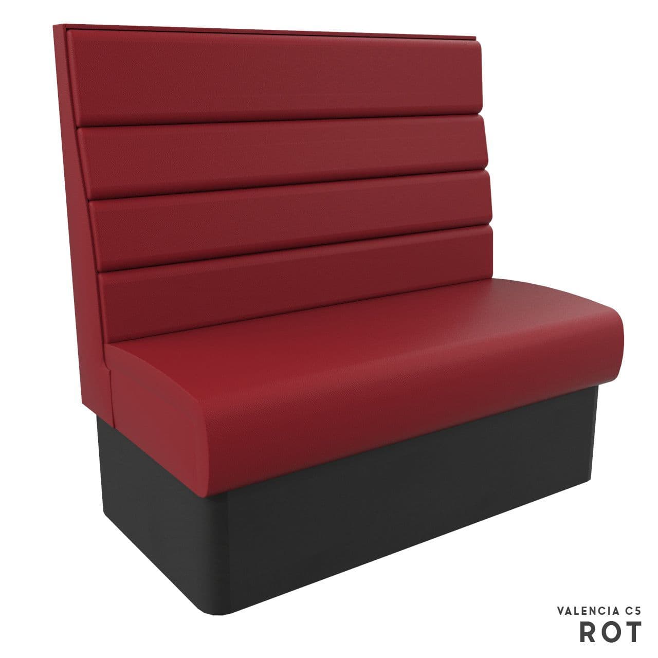 High Back Texas Horizontal Fluted 3 Seater - 1500MM Booth