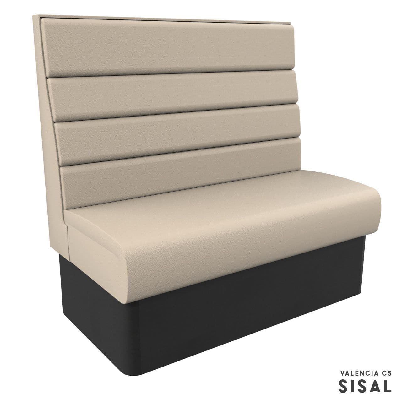 High Back Texas Horizontal Fluted 3 Seater - 1500MM Booth