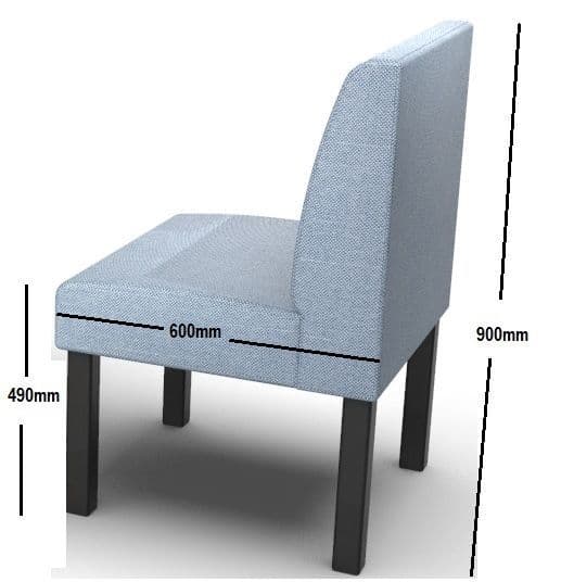 Lifetime Outdoor - Quilted Back Straight Booth Seats - Various Sizes