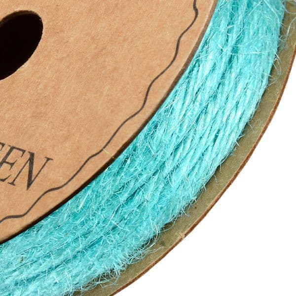 Hessian String - Turquoise clearance