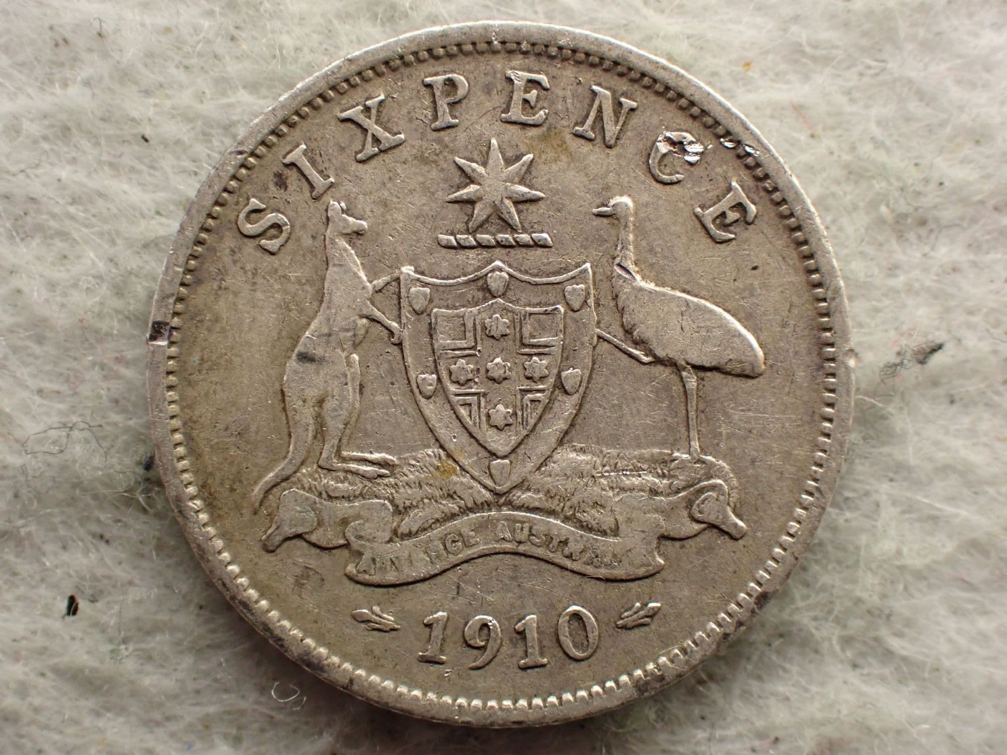 Australia Silver 925 Sixpence 1910 AF CS13185