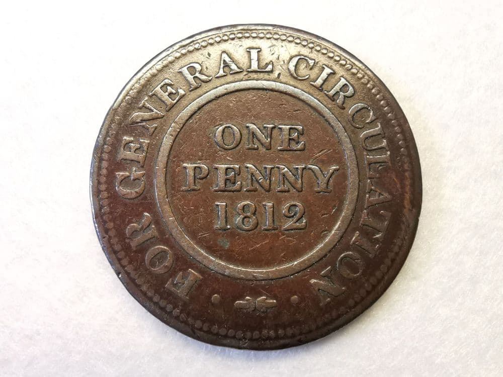 Birmingham & Warwickshire One Penny Token 1812 GF CS4513