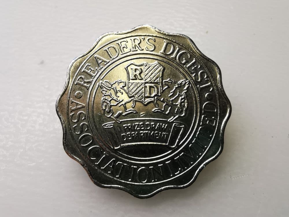 British Reader s Digest Prize Draw Department Token EF CS3545
