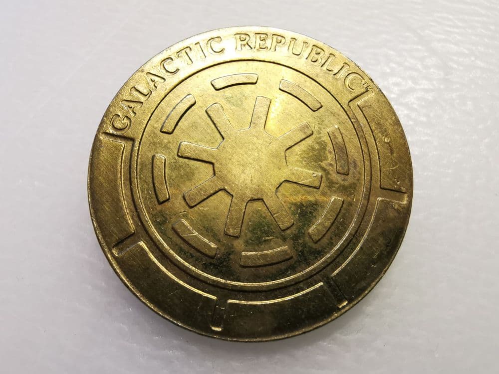 Cards Inc Medalionz 2005 Star Wars Medal Galactic Republic EF CS147