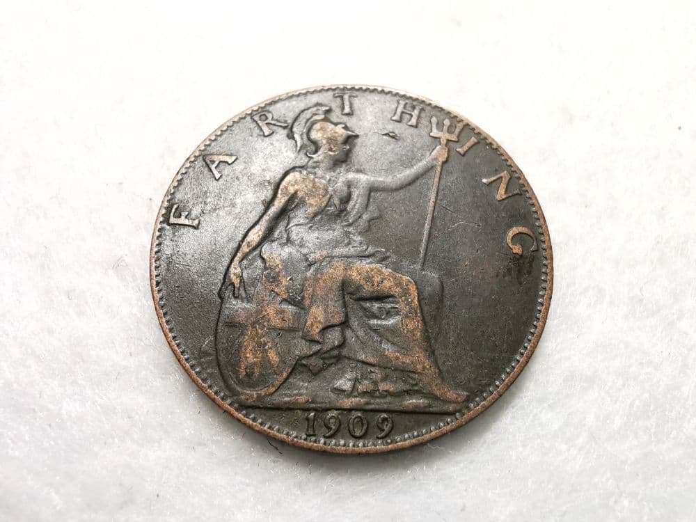 Edward VII Farthing 1909 F CS6222