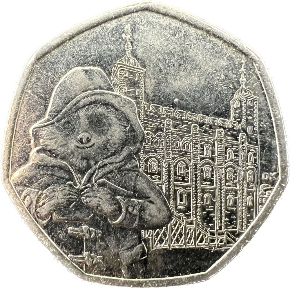 GB 50p 2019 Paddington at the Tower of London Circulated Choose Quantity