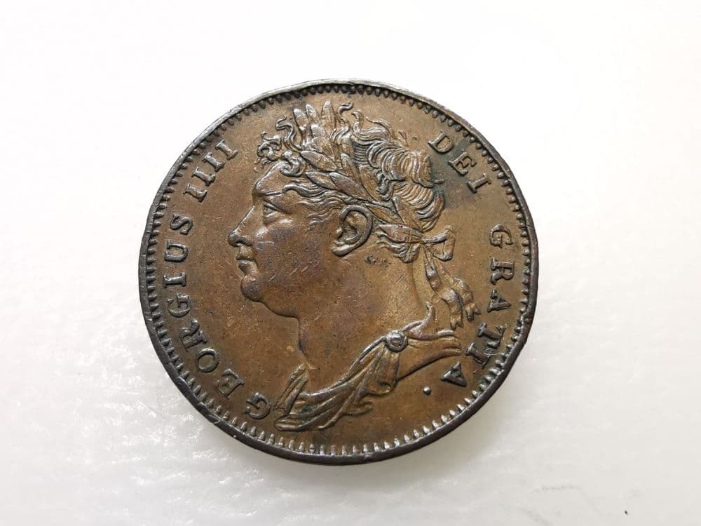 George IV Farthing 1823 VF Edge Knocks CS4814