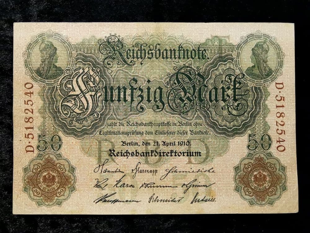 Germany 50 Mark 1910 VG BKN778