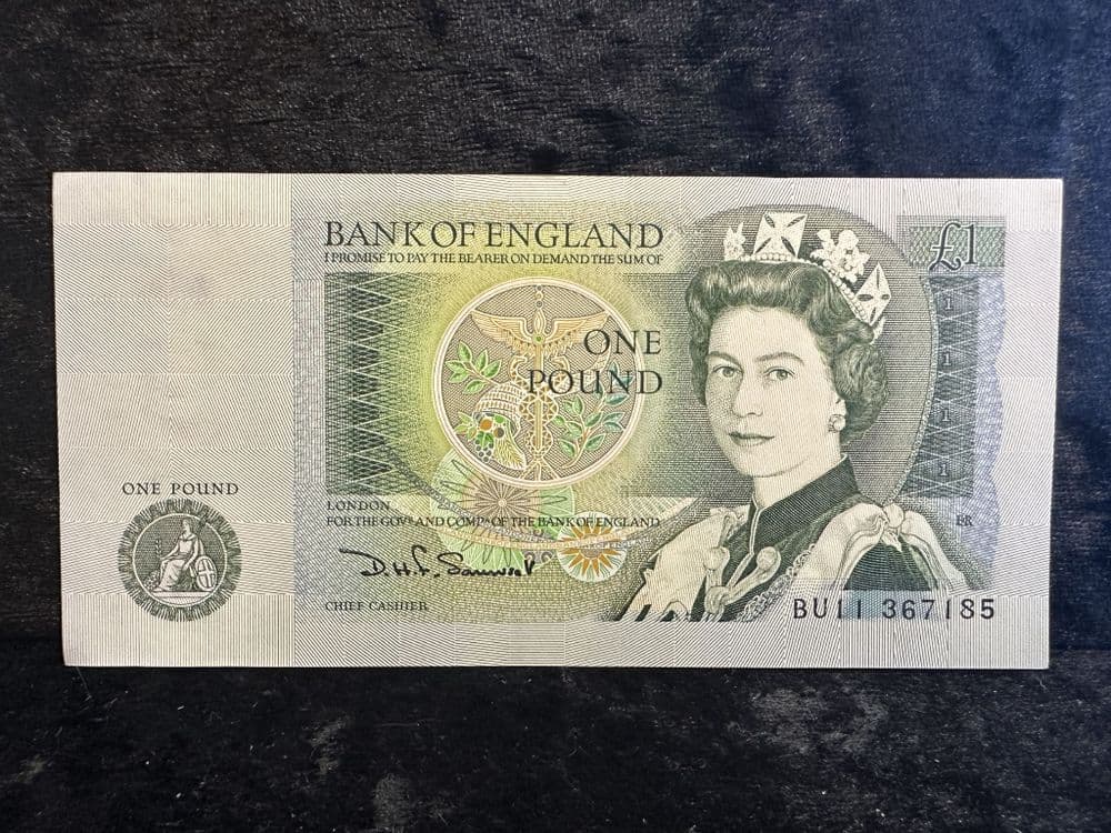 Great Britain One Pound Somerset 1981 BU11 AUNC BKN2552