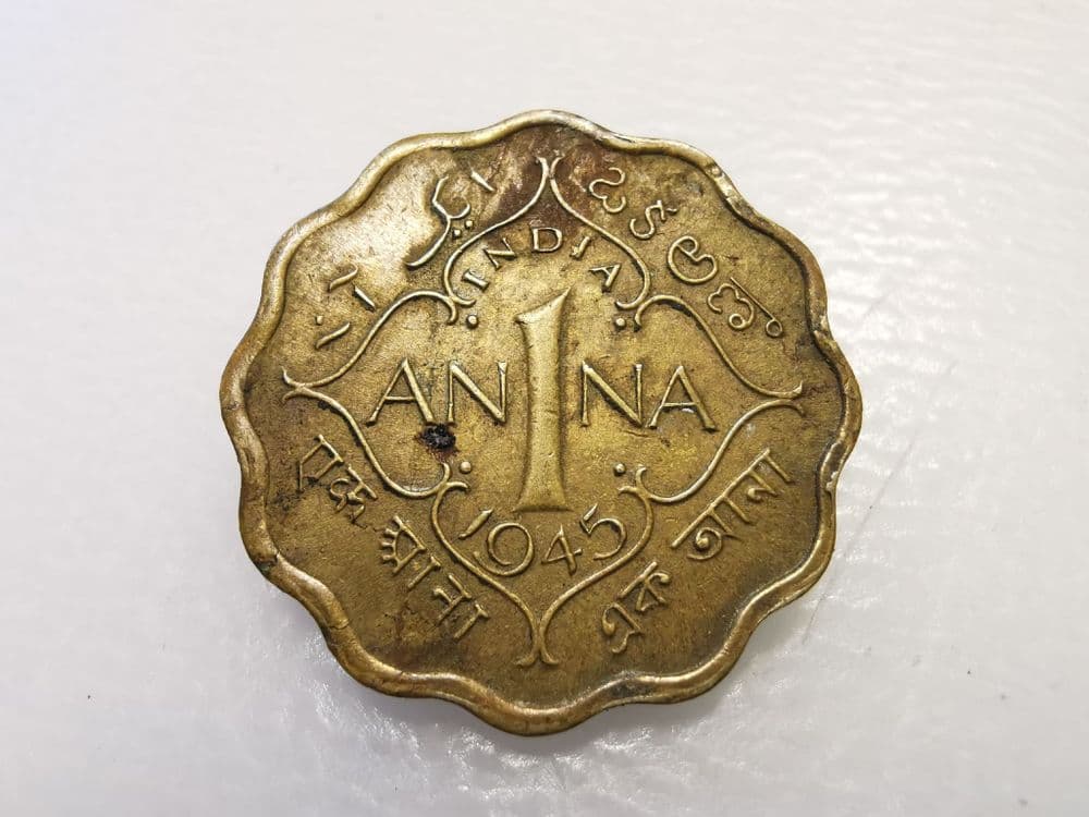 India One Anna 1945 AF CS048