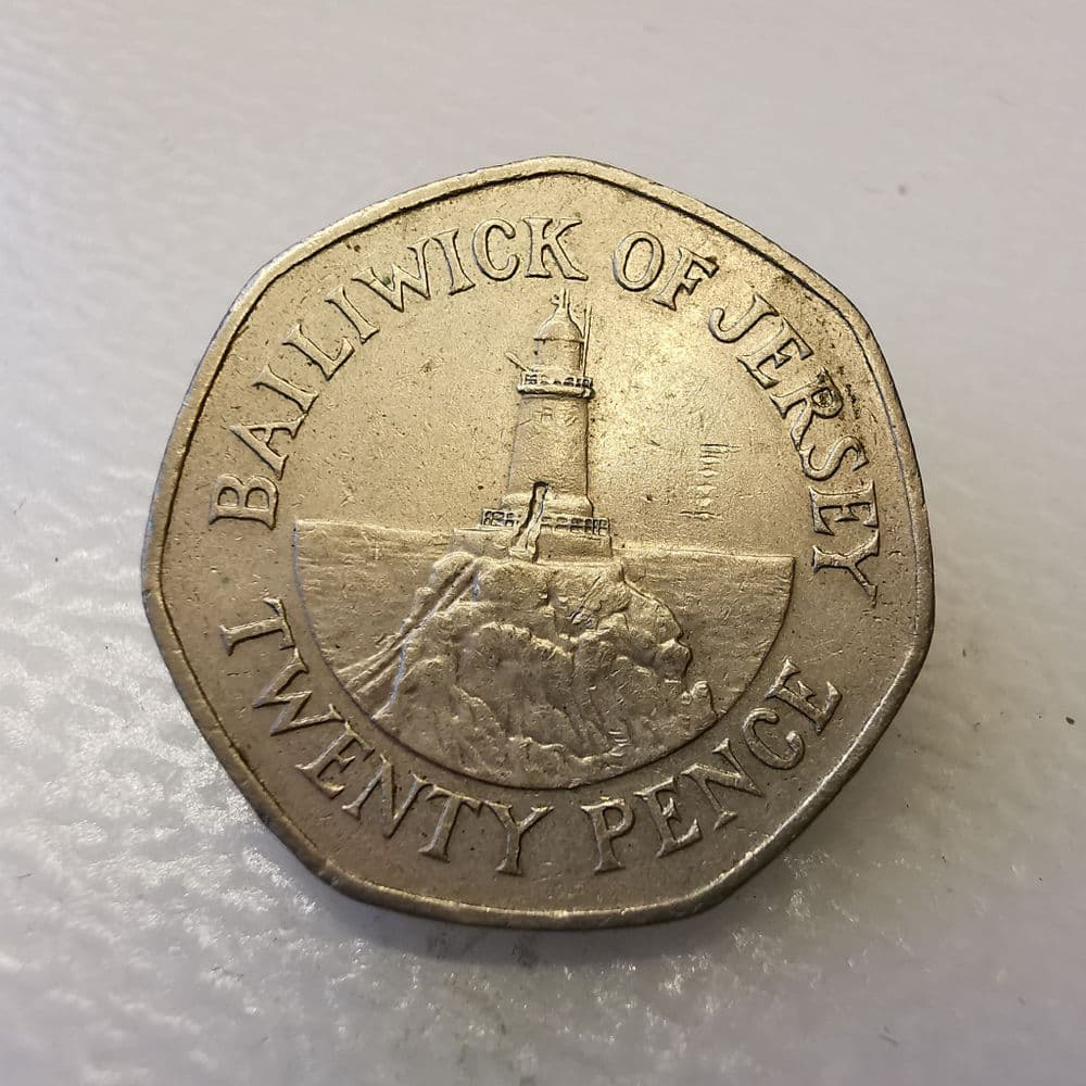 Jersey 20 Pence 1998 VF CS633