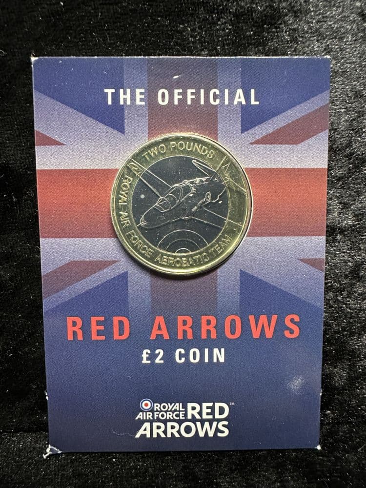 Jersey 2019 Red Arrow s 2 Pound Coin Unc in Card CK176