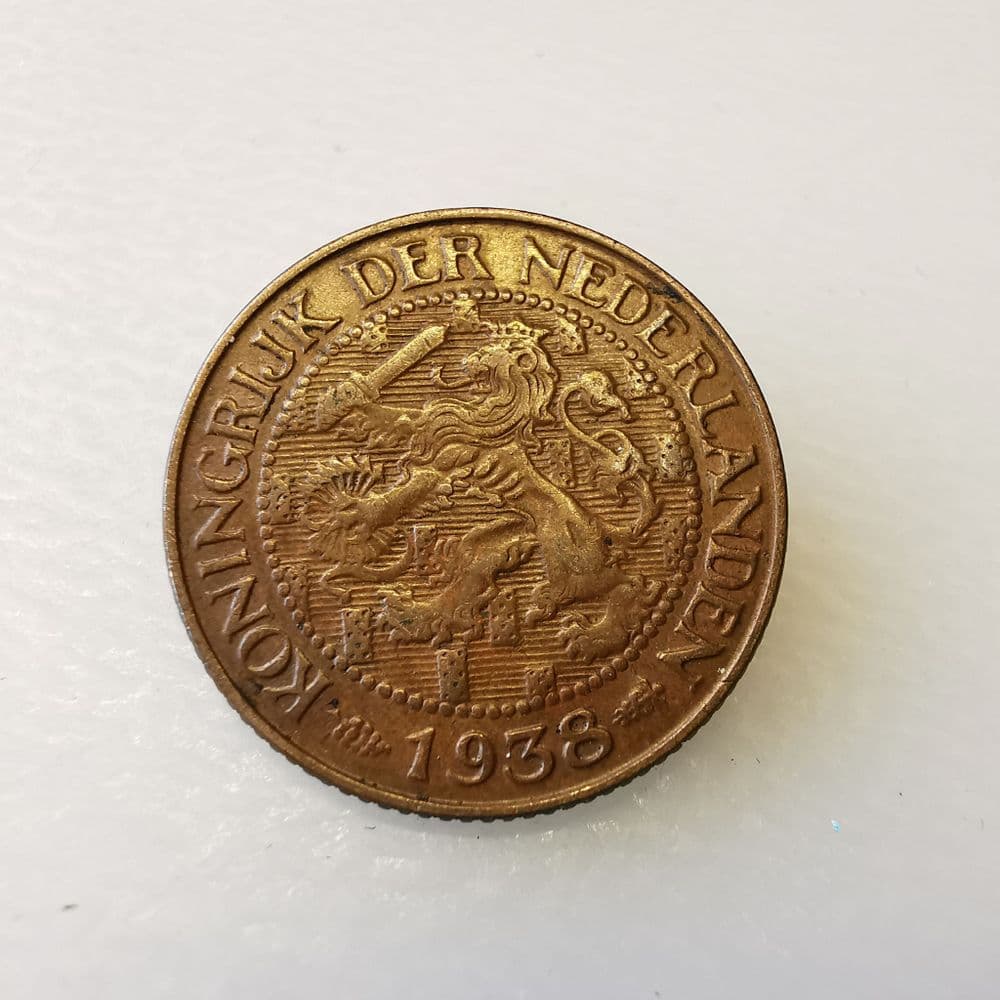 Netherlands One Cent 1938 VF CS352