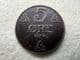 Norway German Occupation 5 Ore 1943 VF CS11388