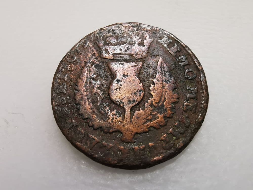 Scotland One Bawbee 1679 Poor CS5421