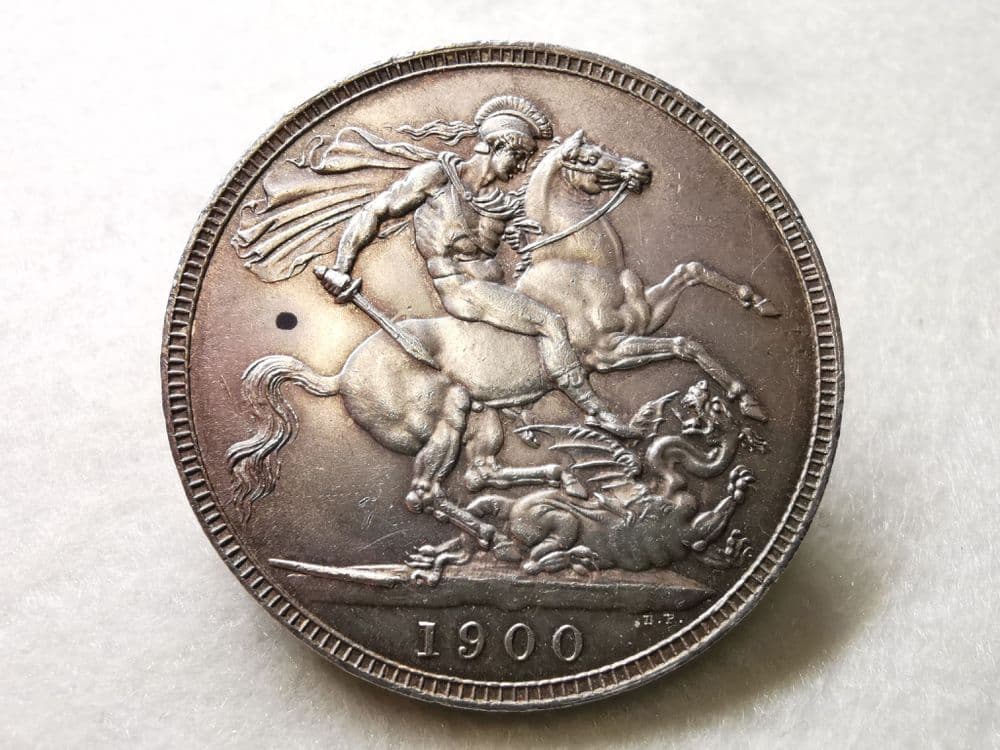 Victoria Silver 925 Crown 1900 LXIV EF CS8087