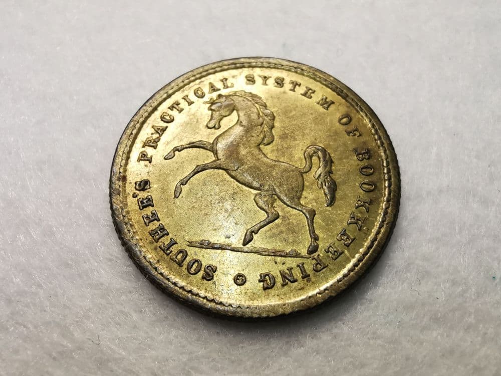 Victorian Southee s Practical System of Bookkeeping Token EF CS4528
