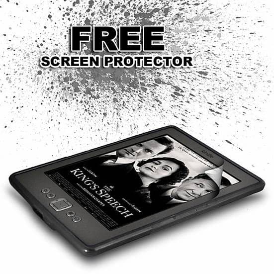 KINDLE 4 BLACK GEL SKIN COVER