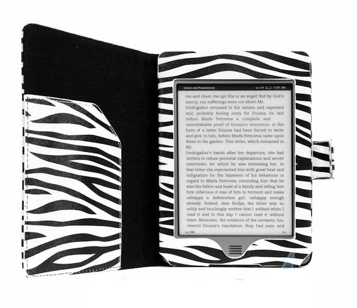 Zebra Print Kindle Touch Case