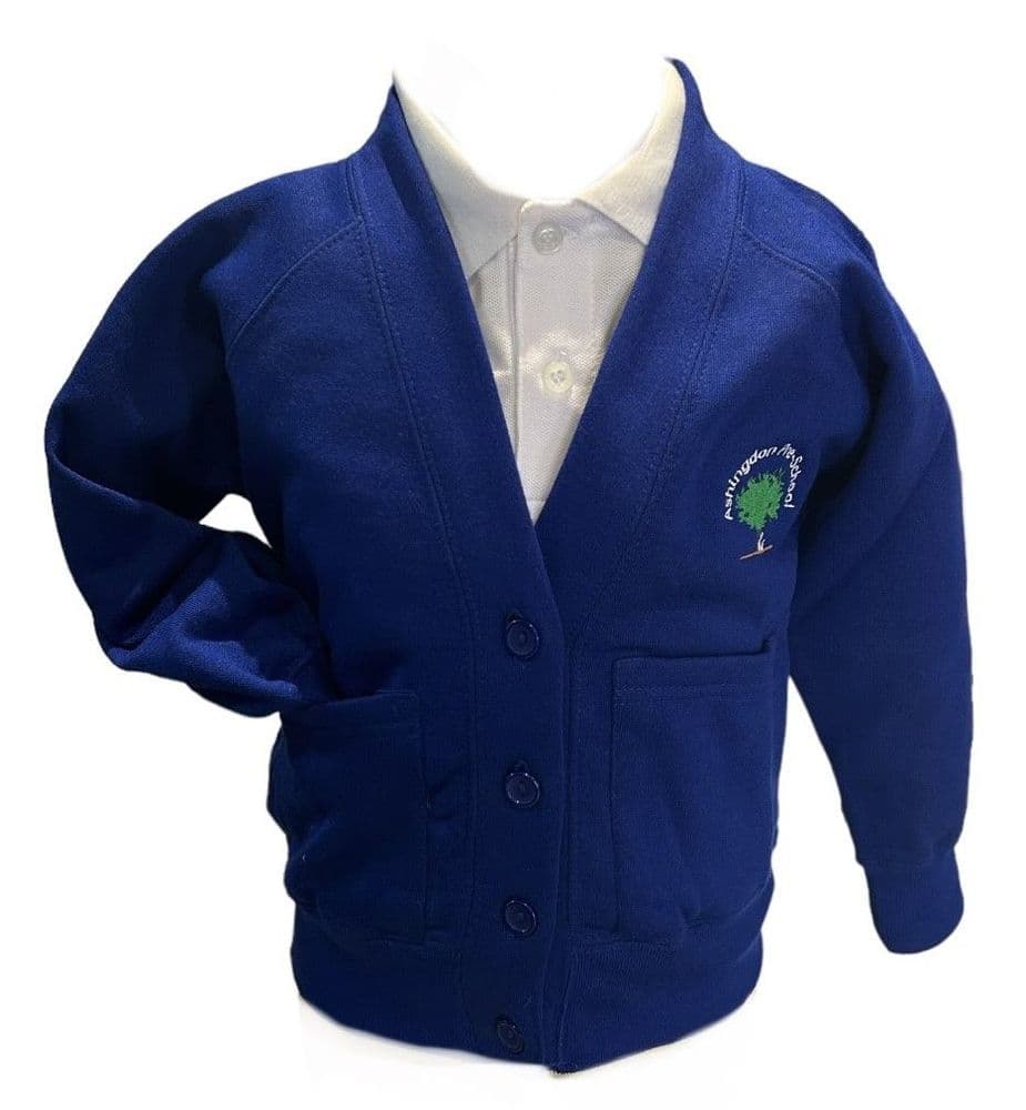 Ashingdon Pre-School Sweat Cardigan - Royal