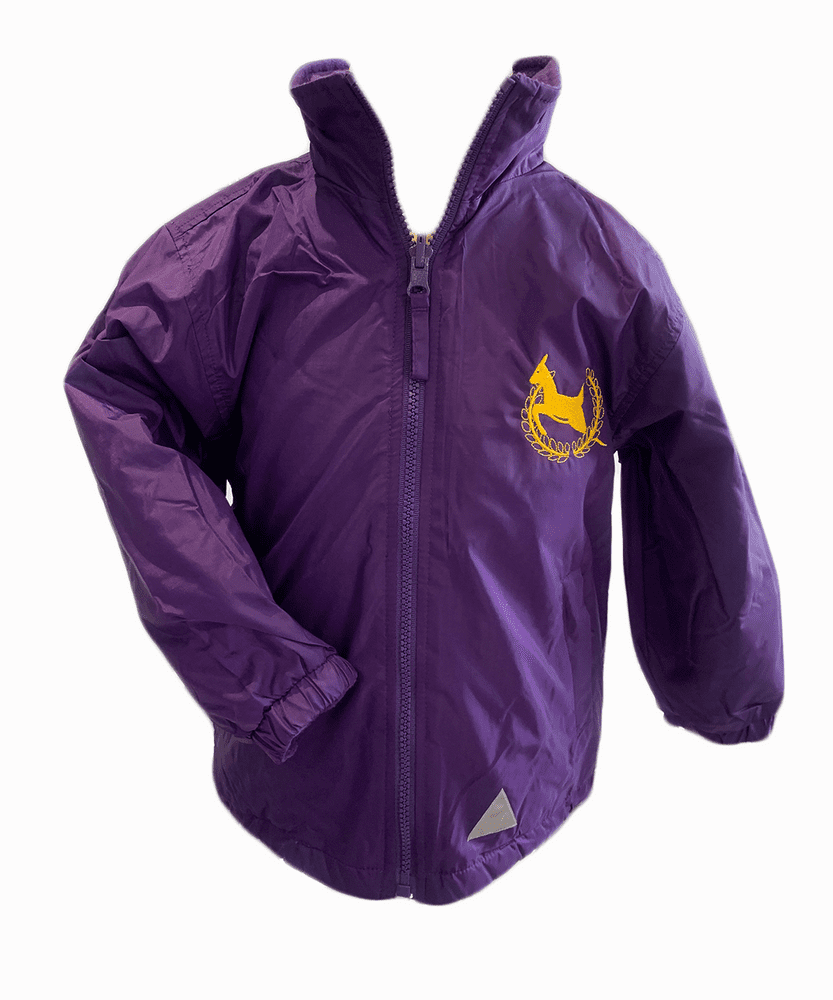 Grove Wood Reversible Fleece Jacket - PURPLE