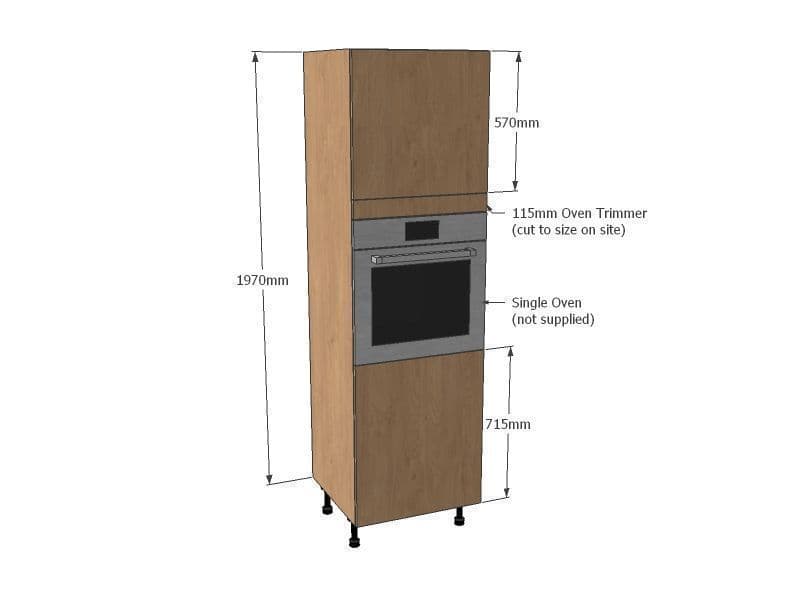 600mm Single Oven Housing Unit 1970mm High