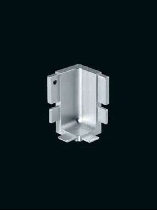 Aluminium top profile, internal corner joint 90 degree - Handleless ...
