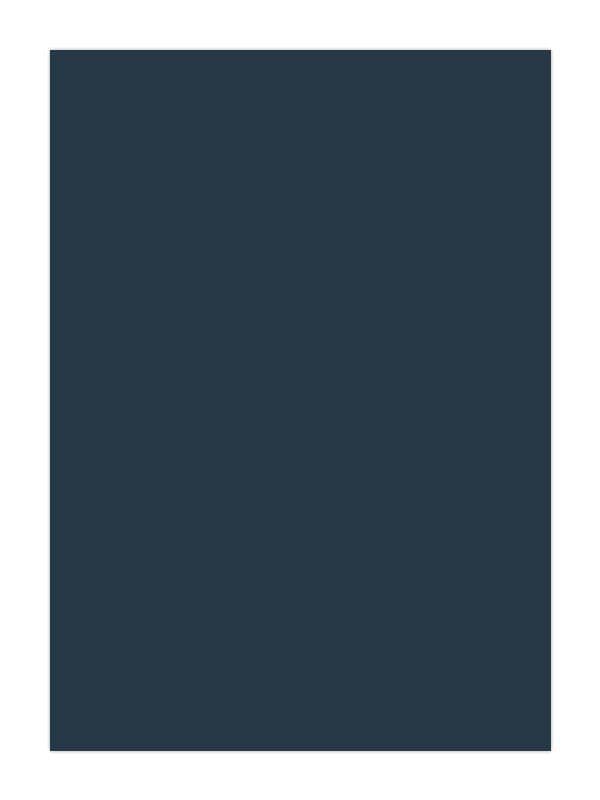 Porter Matt Hartforth Blue 900mm Corner Wall Unit 450mm RH Blank 720mm High