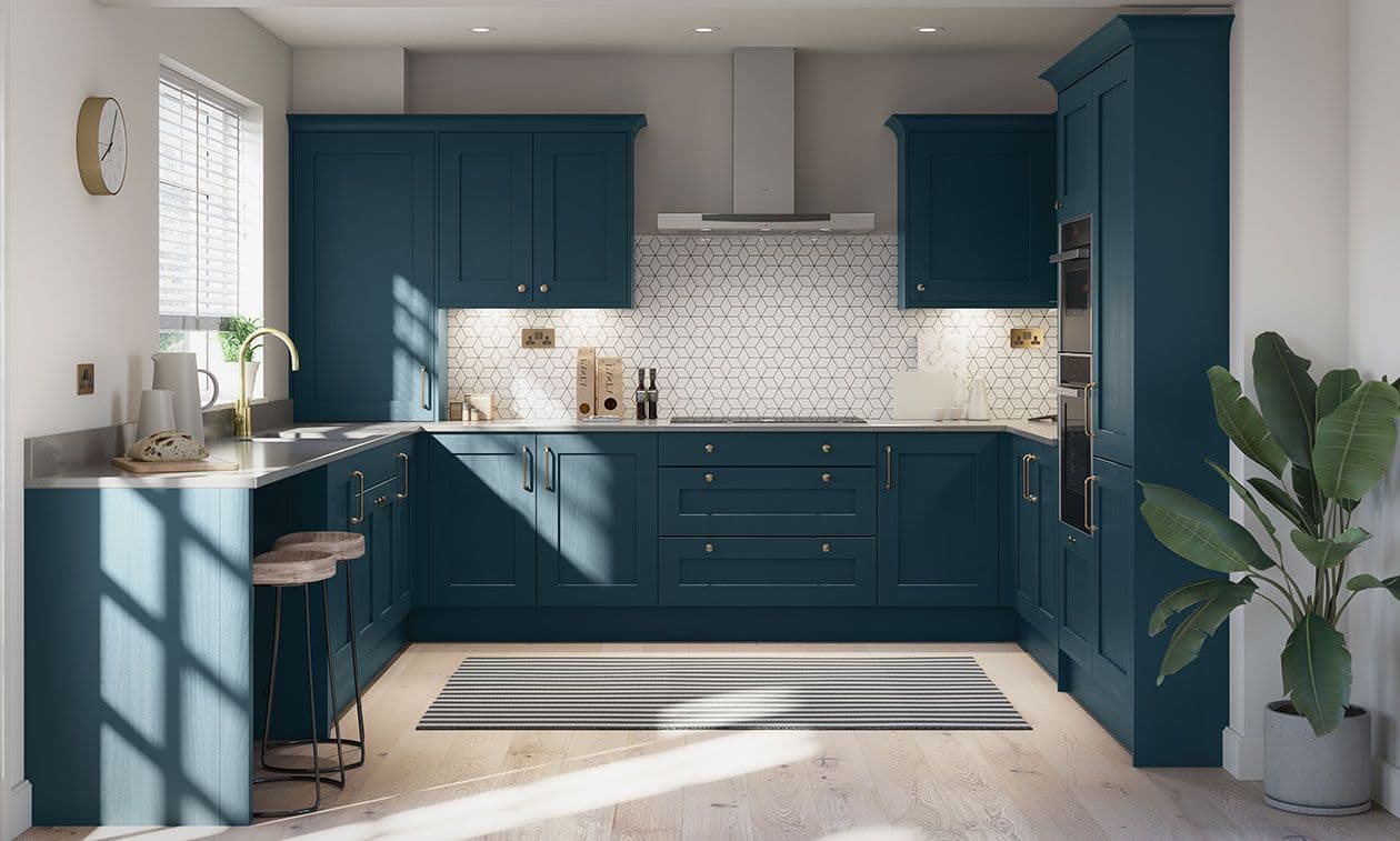 Mornington Beaded Hartforth Blue Cornice 70x393x393mm