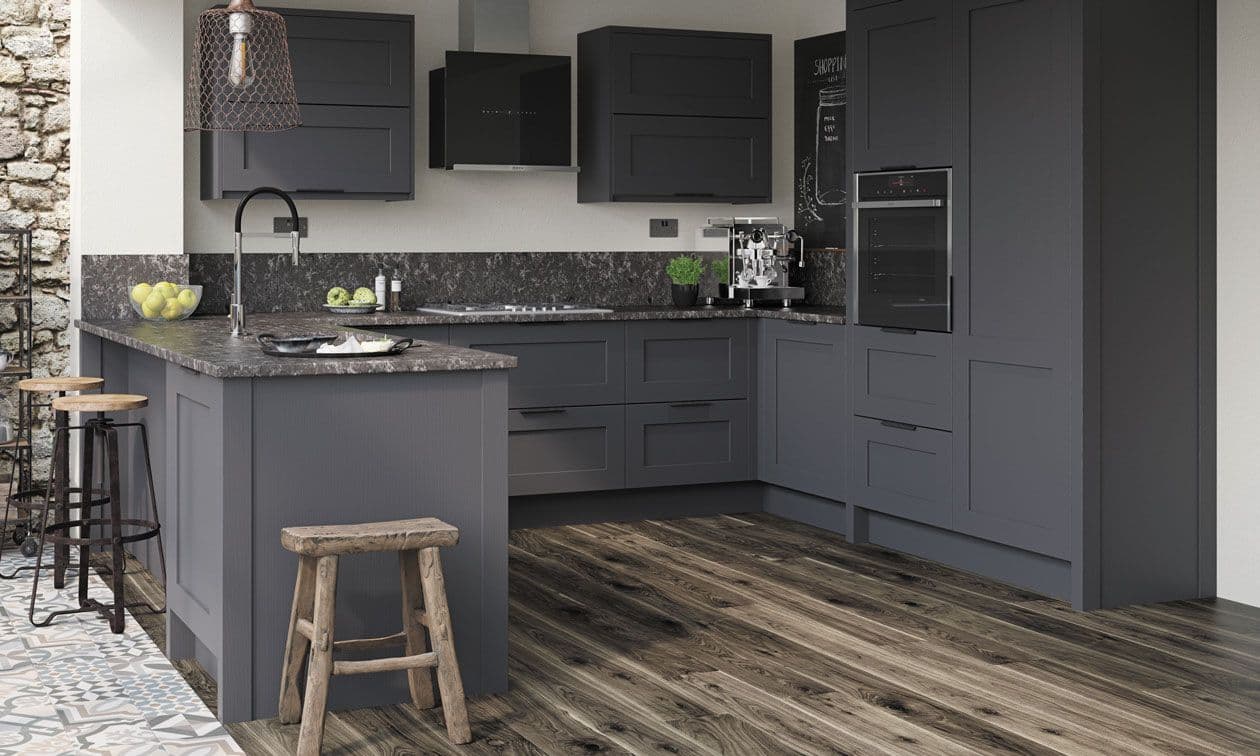 Mornington Shaker Graphite Kitchens Online at Trade Prices