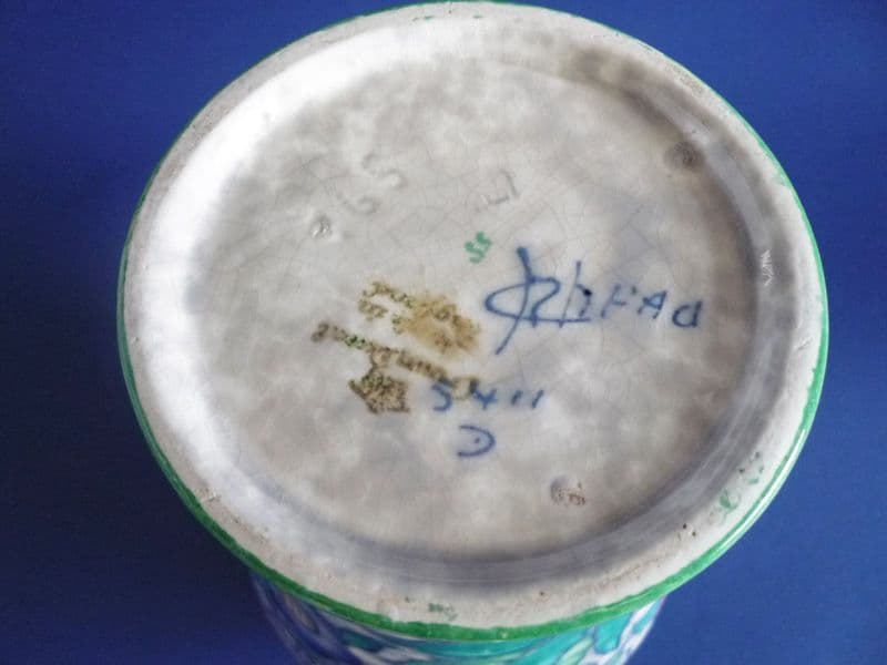 Charlotte Rhead Crown Ducal Caliph Vase c1938 - Pattern 5411 Sold