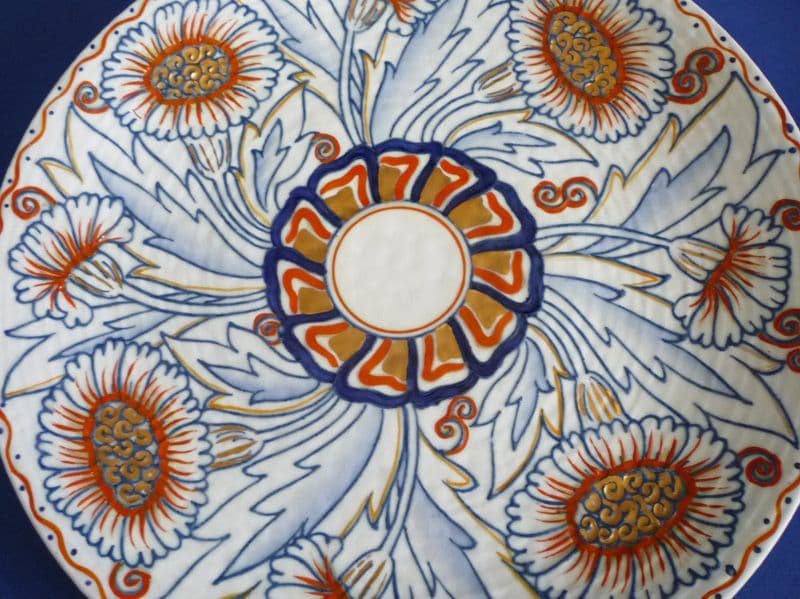 Charlotte Rhead Crown Ducal Carnation Wall Charger c1937 - Pattern 4924 ...